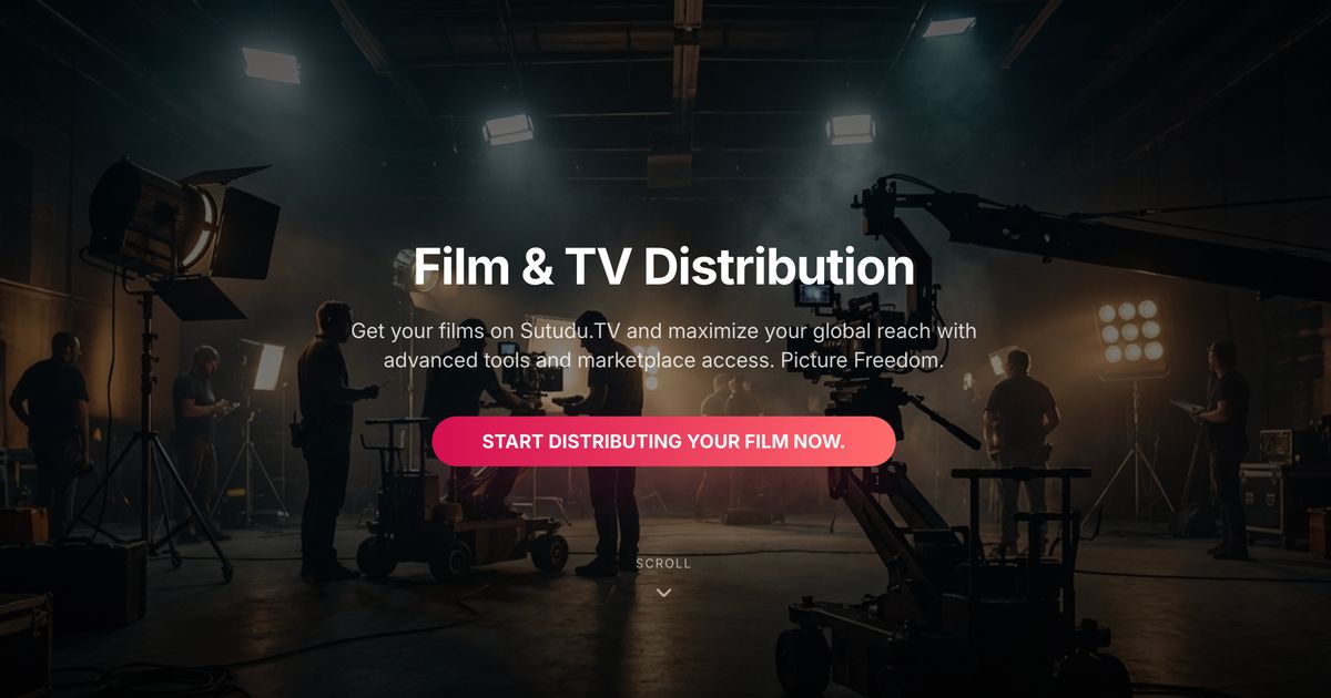 Film Distribution Pricing | Transparent Plans for Filmmakers | Sutudu